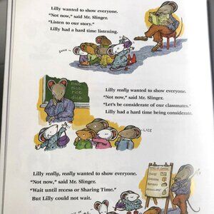 Other | Hardcover Childrens Book Lillys Purple Plastic Purse By Kevin ...